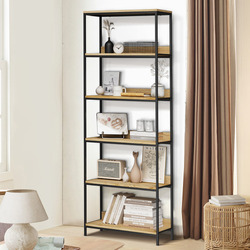 LivingFusion Beatrix 6 Tier Shelving Unit | Temple & Webster