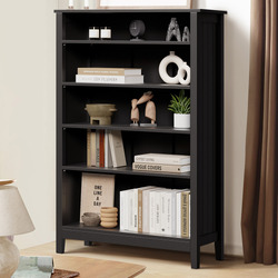LivingFusion Portia 5 Shelf Bookcase | Temple & Webster