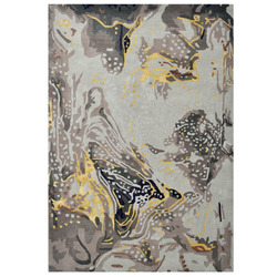 Samir Hand-Tufted Wool & Viscose Rug | Temple & Webster