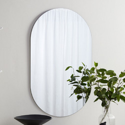 Loft 23 by Temple & Webster Tate Oval Frameless Wall Mirror
