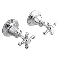 Bianka 2 Piece Noosa Brass Wall Top Assembly Set | Temple & Webster