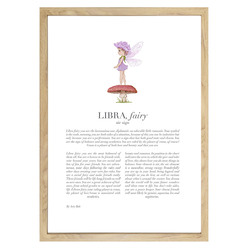 Purple Zodiac Libra Child Printed Wall Art | Temple & Webster