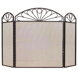 Glenthorne Living 3 Fold Galetti Heavy-Duty Fire Screen | Temple & Webster