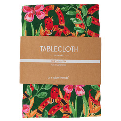 AnnabelTrends Jungle Snake Linen Tablecloth | Temple & Webster