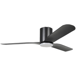 Eglo Iluka DC Hugger Ceiling Fan with Remote Control & LED Light ...