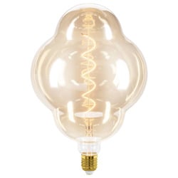 Laurelle E27 Fancy Round 4W 20cm Vintage LED Filament Bulb | Temple ...