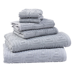 JaysonBrunsdon 6 Piece Roman Combed Cotton Bathroom Towel Set | Temple ...