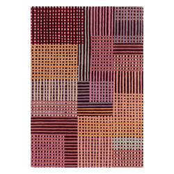 Asiatic Red Aspect Hand-Tufted Wool Rug | Temple & Webster