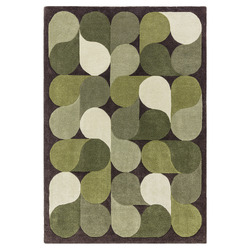 Green Romy Jive Hand-Tufted Indoor/Outdoor Rug | Temple & Webster