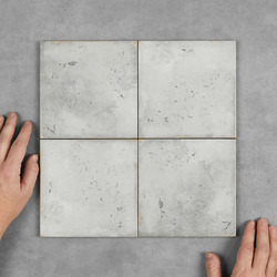 Nova Matt Grey Square Porcelain Tile | Temple & Webster