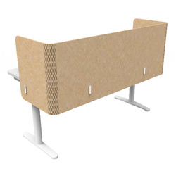 Harlow Acoustic Desk Screen Wrap | Temple & Webster