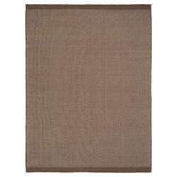 Walnut Bark Flat Weave Wool & Cotton Rug | Temple & Webster