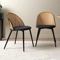 Amber & Fern Dana PE Rattan Dining Chairs | Temple & Webster