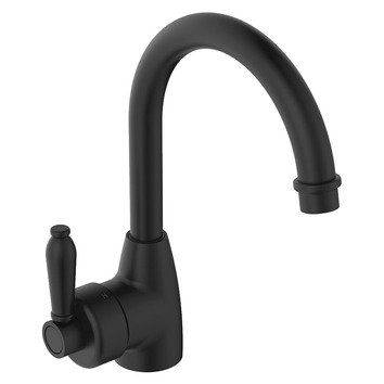 Eleanor Gooseneck Swivel Basin Mixer Tap | Temple & Webster