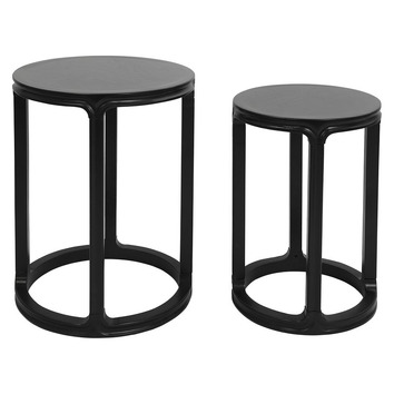 Rexington Home 2 Piece Amir Birch Wood Nesting Side Table Set | Temple ...
