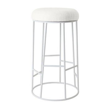 76cm Jaden Iron Bar Stool | Temple & Webster