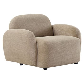 Olean Chenille Accent Chair | Temple & Webster