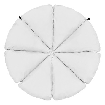 Cloud Grey Cacoon Chair Hammock Cushion | Temple & Webster