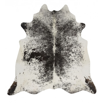Network Rugs Black Salt & Pepper Genuine Brazilian Cow Hide | Temple ...