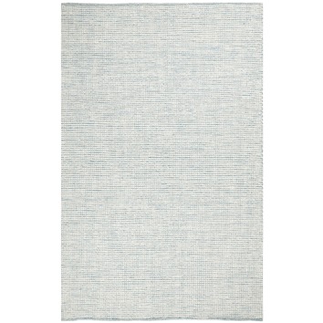 Network Rugs Blue & White Felted Wool Scandi Rug | Temple & Webster