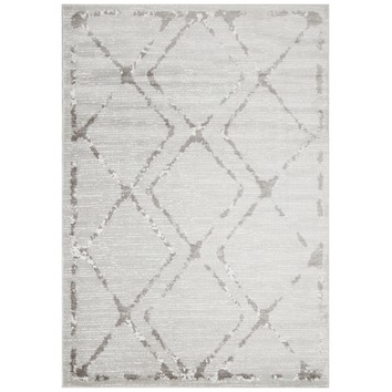 Network Rugs Silver & Grey Diamond Rug | Temple & Webster
