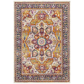 Network Rugs Multi-coloured Rust Florette Vintage Look Rug | Temple ...
