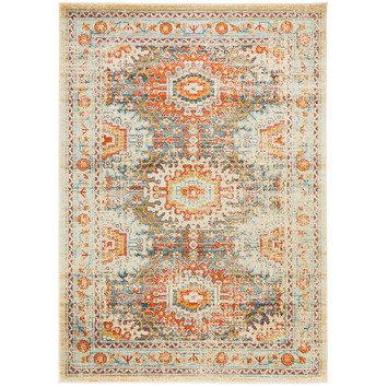 Network Rugs Multi-Coloured Power-Loomed Transitional Rug | Temple ...