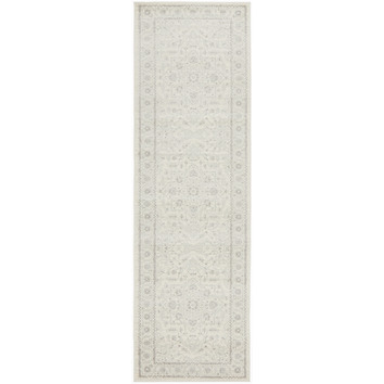 Network Rugs Bone & White Art Moderne Vera Runner | Temple & Webster