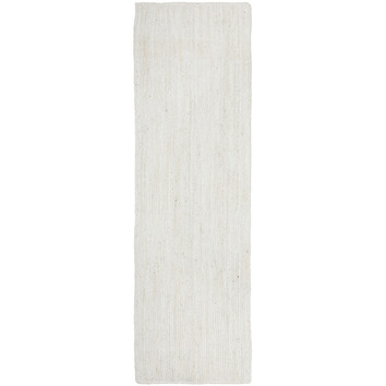 Network Rugs White Hand-Braided Jute Runner | Temple & Webster