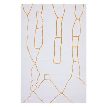 Network Rugs Gold Abigail Abstract Rug | Temple & Webster