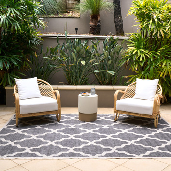 Network Rugs Grey Tash Newport Indoor/Outdoor Rug | Temple & Webster