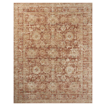 Network Rugs Brick Estate Vintage-Look Rug | Temple & Webster