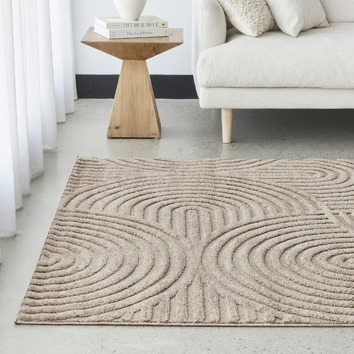 Network Rugs Latte Amara Rug | Temple & Webster