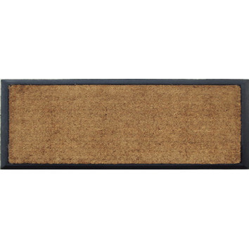 WelcomeWeave Rubber and Coir Plain Door Mat | Temple & Webster