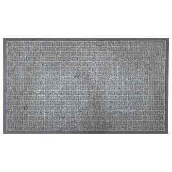 Grey Criss Cross Doormat | Temple & Webster