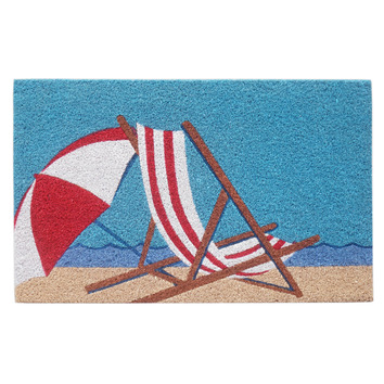 Deck Chair Coconut Coir Doormat | Temple & Webster