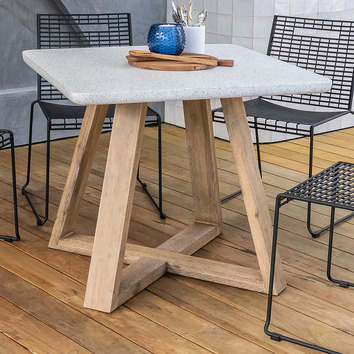 Terrazzo Square Outdoor Dining Table | Temple & Webster