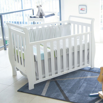 Babyhood Georgia Sleigh Cot Luxx | Temple & Webster