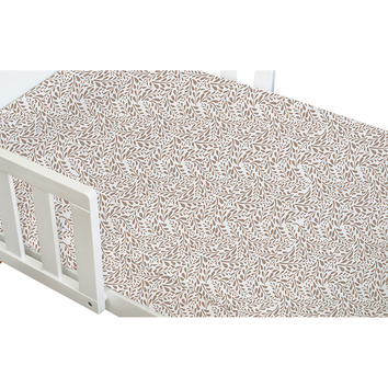 Amani Bebe Reed Jersey Cotton Cot Fitted Sheet | Temple & Webster