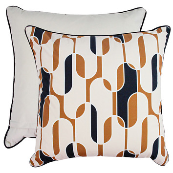 Constance Square Velvet Cushion | Temple & Webster