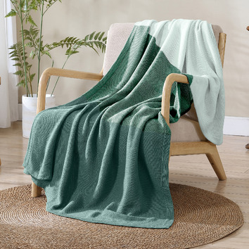 Isla Knitted Throw | Temple & Webster