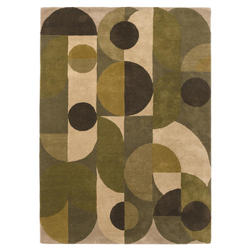 Brink & Campman Green Decor Cosmo Hand-Tufted Wool Rug | Temple & Webster