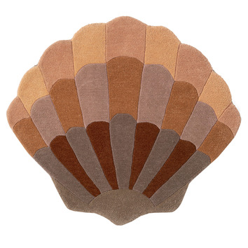 Powder Decor Shell Hand-Tufted Wool Rug | Temple & Webster