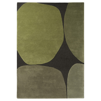 Moss Plateau Hand-Tufted Pure New Wool Rug | Temple & Webster
