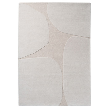 Brink & Campman Beige Bruta Hand-Tufted Pure New Wool Rug | Temple ...