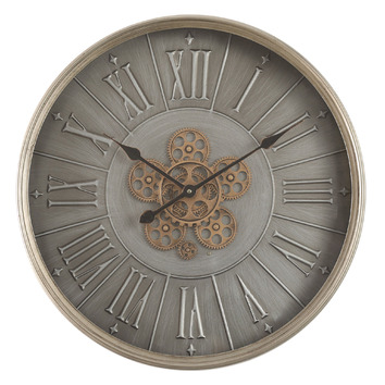 60cm Jenson Metal Wall Clock | Temple & Webster