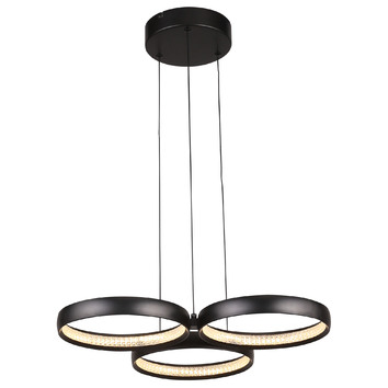 Olympus 3 Ring Tri-Colour LED Pendant Light | Temple & Webster