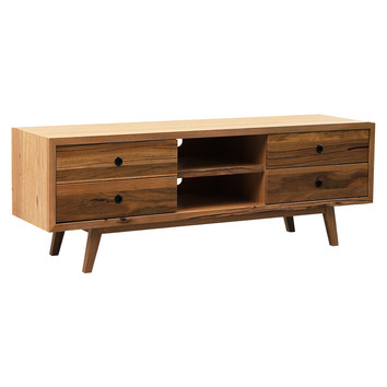 180cm Joshepi Marri Wood TV Unit | Temple & Webster