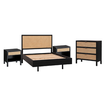 Evergreen Home 4 Piece Java Bedroom Set | Temple & Webster