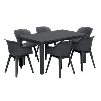 6 Seater Julie Outdoor Dining Set | Temple & Webster